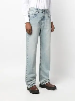 Brunello Cucinelli Straight Leg Stonewashed Jeans