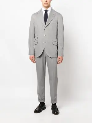 Brunello Cucinelli Single-breasted Cotton Blazer