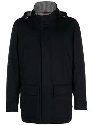 Brunello Cucinelli Padded Coat With Detachable Hood
