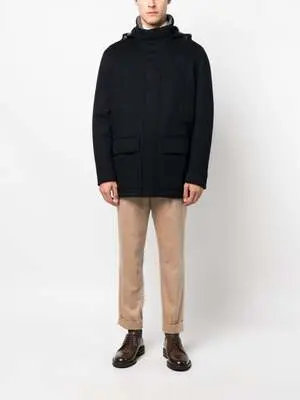 Brunello Cucinelli Padded Coat With Detachable Hood