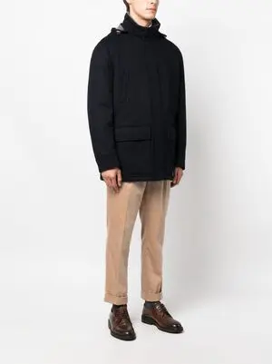 Brunello Cucinelli Padded Coat With Detachable Hood