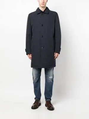Brunello Cucinelli Single-breasted Cotton-blend Coat