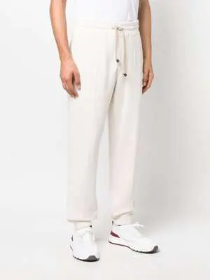 Brunello Cucinelli Drawstring Cotton Track Pants