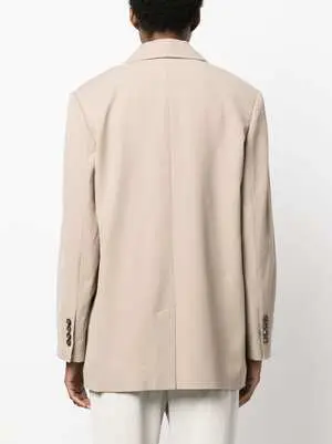 Brunello Cucinelli Single-breasted Button-fastening Jacket - Brown