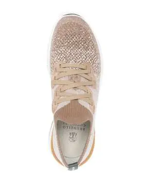 Brunello Cucinelli Lace-up Sneakers - Brown