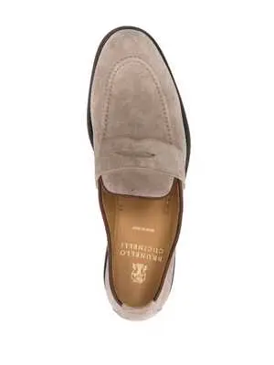 Brunello Cucinelli Calf-suede Loafers