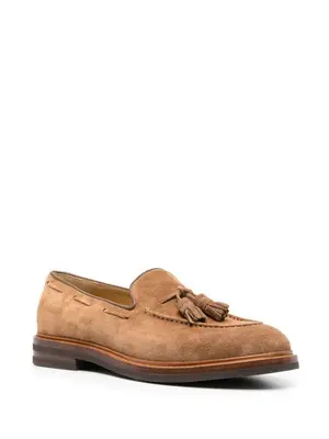 Brunello Cucinelli Tassel-detail Loafers - Brown