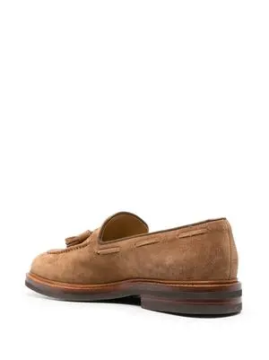 Brunello Cucinelli Tassel-detail Loafers - Brown