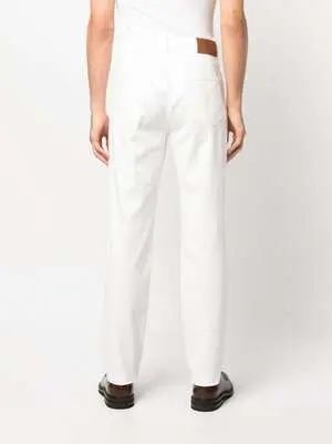 Brunello Cucinelli Slim-fit Jeans - White