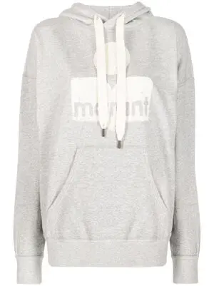 MARANT ETOILE Mansel Logo Hoodie - Grey