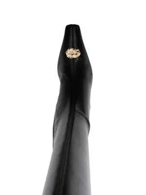 LANVIN Swing Crystal-embellished Thigh-high Boots