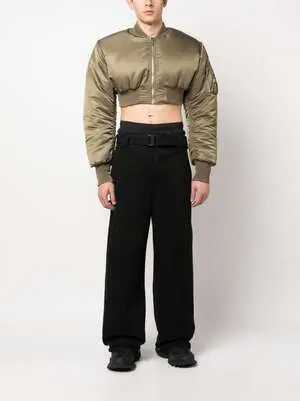 VTMNTS Cropped Padded Bomber Jacket