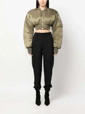 VTMNTS Cropped Padded Bomber Jacket