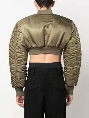 VTMNTS Cropped Padded Bomber Jacket