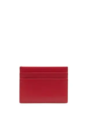Dolce & Gabbana Logo-embossed Leather Cardholder - Red