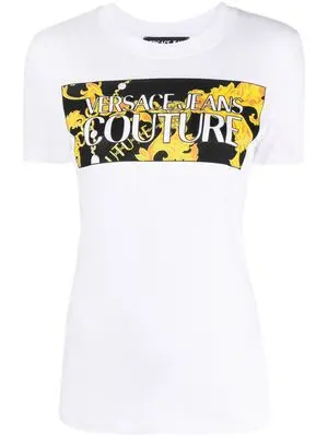 Versace Logo-print T-shirt - White