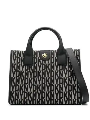Dkny Monogram-jacquard Tote Bag