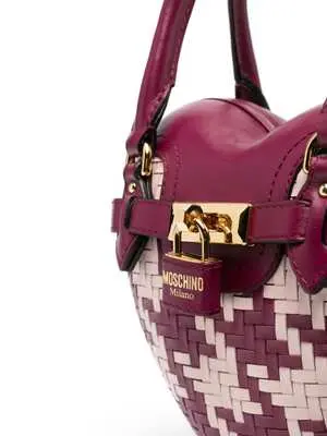 Moschino Heart-shape Leather Bag
