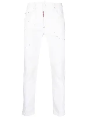 Dsquared2 Skater Skinny Jeans - White