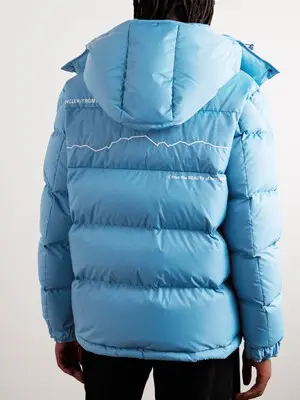 Moncler 7 Frgmt Hiroshi Fujiwara Acanthus Quilted Shell Hooded Down Jacket