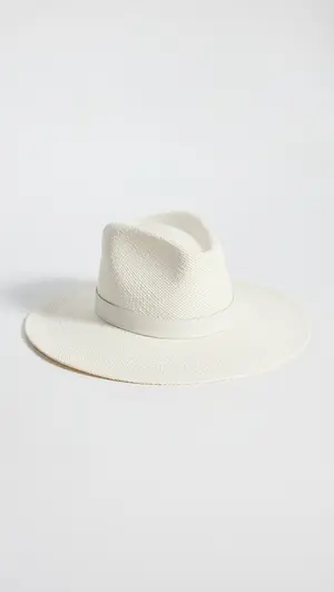 Brixton Harper Panama Straw Hat - Panama White