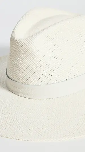 Brixton Harper Panama Straw Hat - Panama White