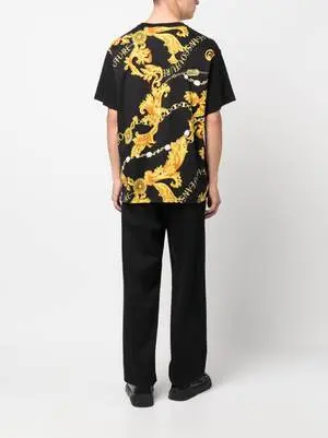 Versace Baroque-pattern Cotton T-shirt