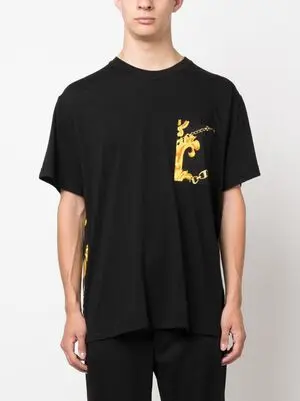 Versace Baroque-pattern Cotton T-shirt