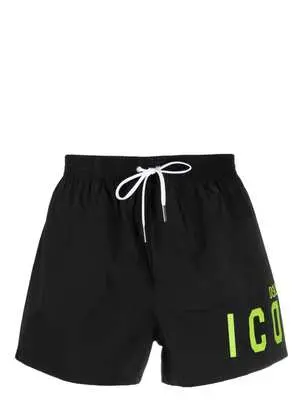Dsquared2 Logo-print Swim Shorts - Black