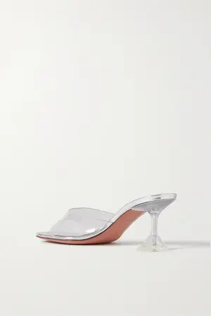 Amina Muaddi Lupita Glass Mules
