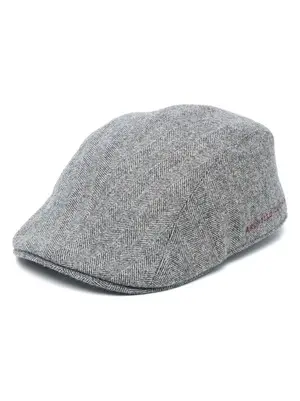 Brunello Cucinelli Virgin Wool Flat Cap
