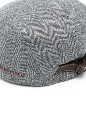 Brunello Cucinelli Virgin Wool Flat Cap