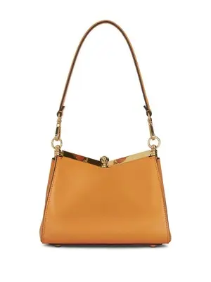 Etro Vela Leather Shoulder Bag - Orange