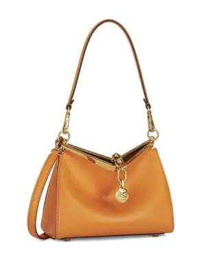 Etro Vela Leather Shoulder Bag - Orange