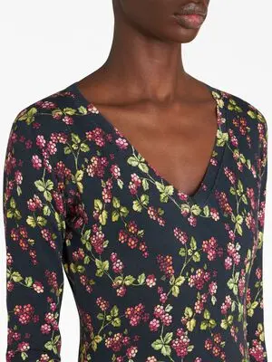 Etro Floral-print Knitted Top