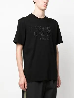 Dsquared2 Studded-logo Cotton T-shirt