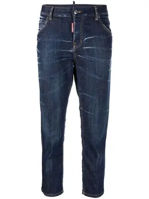 Dsquared2 Low-rise Cropped Jeans