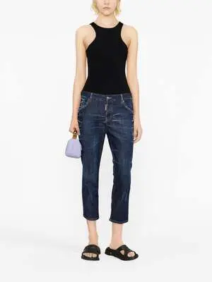 Dsquared2 Low-rise Cropped Jeans