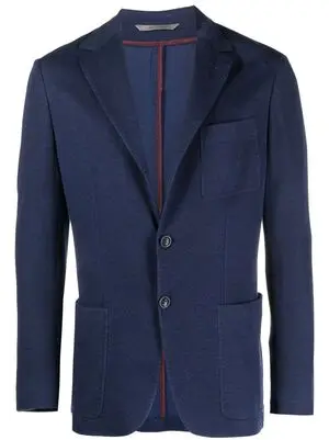 Canali Single-breasted Jersey Blazer