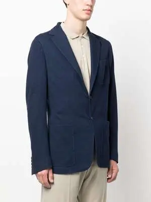 Canali Single-breasted Jersey Blazer