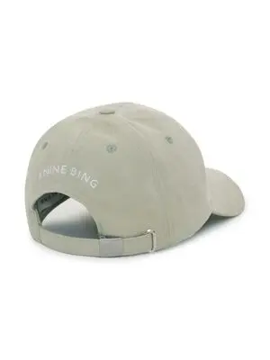 ANINE BING Logo-embroidered Cotton Baseball Cap