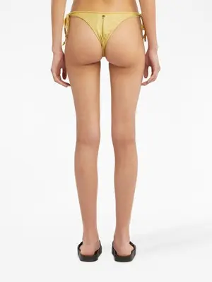 Palm Angels Glitter Side-tie Bikini Bottoms