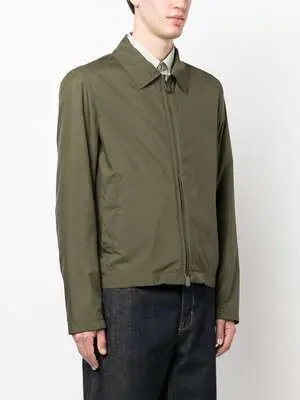 Canali Goatskin Zip-up Shirt Jacket