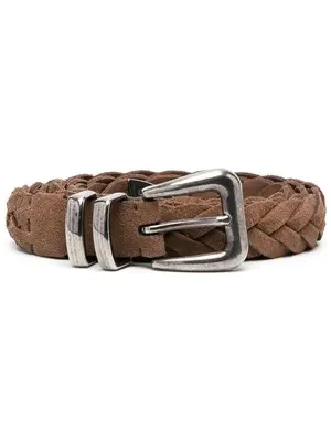 BRUNELLO CUCINELLI Braided Leather Belt