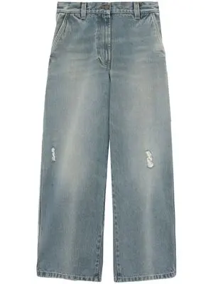 Palm Angels Paris Wide-leg Jeans