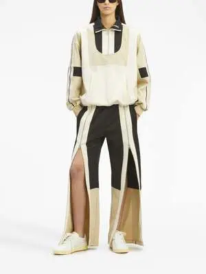 Palm Angels Panelled Half-zip Jacket