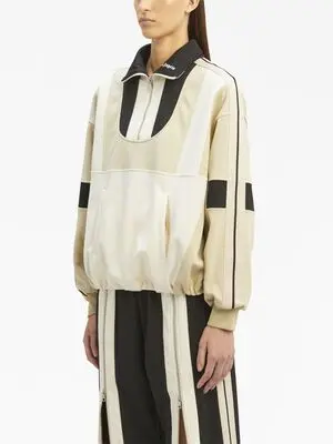 Palm Angels Panelled Half-zip Jacket