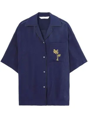 Palm Angels Embroidered Shirts For Women