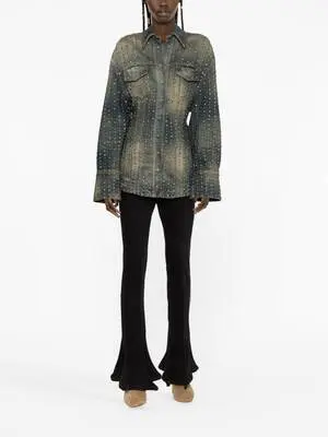 Blumarine Stud-design Denim Jacket