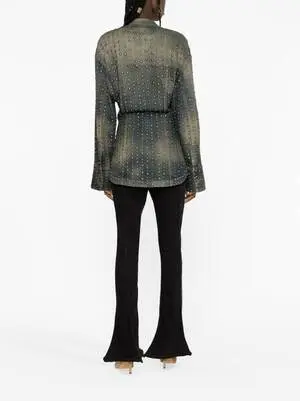Blumarine Stud-design Denim Jacket